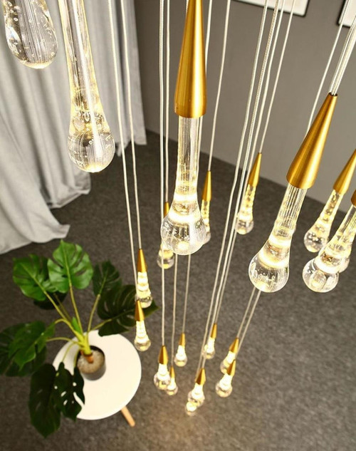 Buy This Stunning Glass Droplet Chandelier Today - A Crystal Raindrop ...