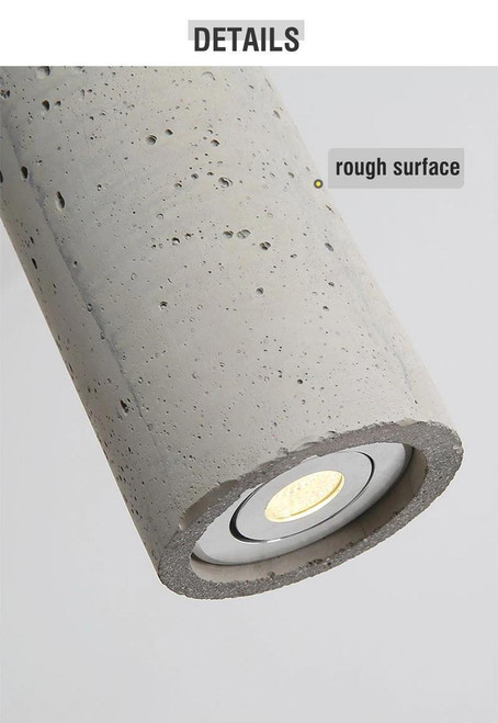 Buy Clio Grey Concrete Pendant Light – Cement Pendant Light, Concrete ...