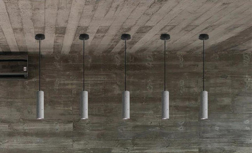 Buy Clio Grey Concrete Pendant Light – Cement Pendant Light, Concrete ...