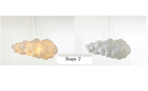 Lilli White Fluffy Cloud Pendant Light - Lighting For Nursery ...
