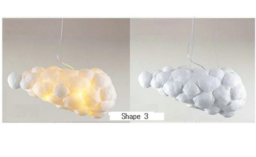 Lilli White Fluffy Cloud Pendant Light - Lighting For Nursery ...