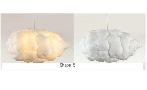 Lilli White Fluffy Cloud Pendant Light - Lighting For Nursery ...