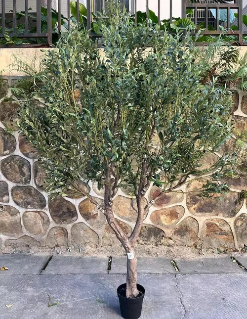 Indoor Oasis: Realistic Faux Olive Tree - Perfect for Restaurants ...