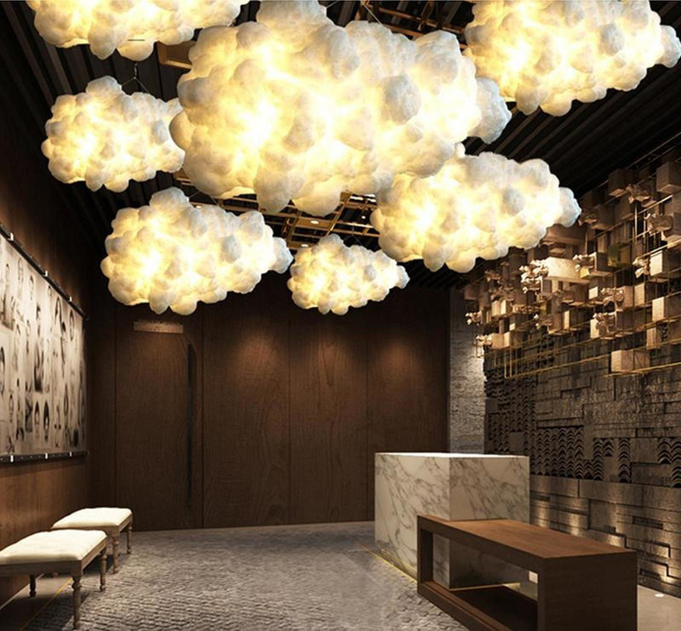 Lilli White Fluffy Cloud Pendant Light - Lighting For Nursery ...