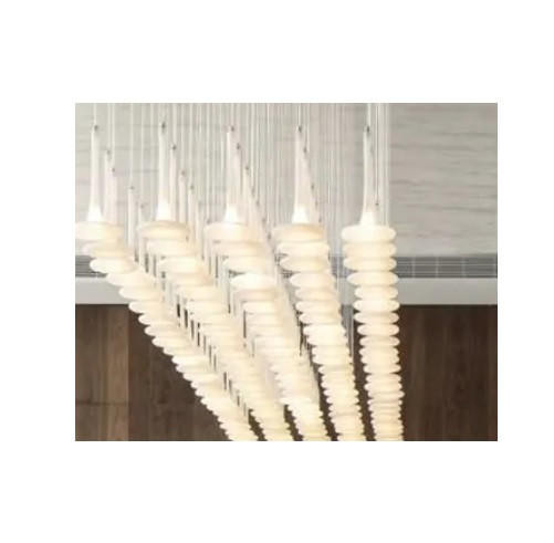 Radiant Elegance: Ayla - Modern Illumination for High Ceilings