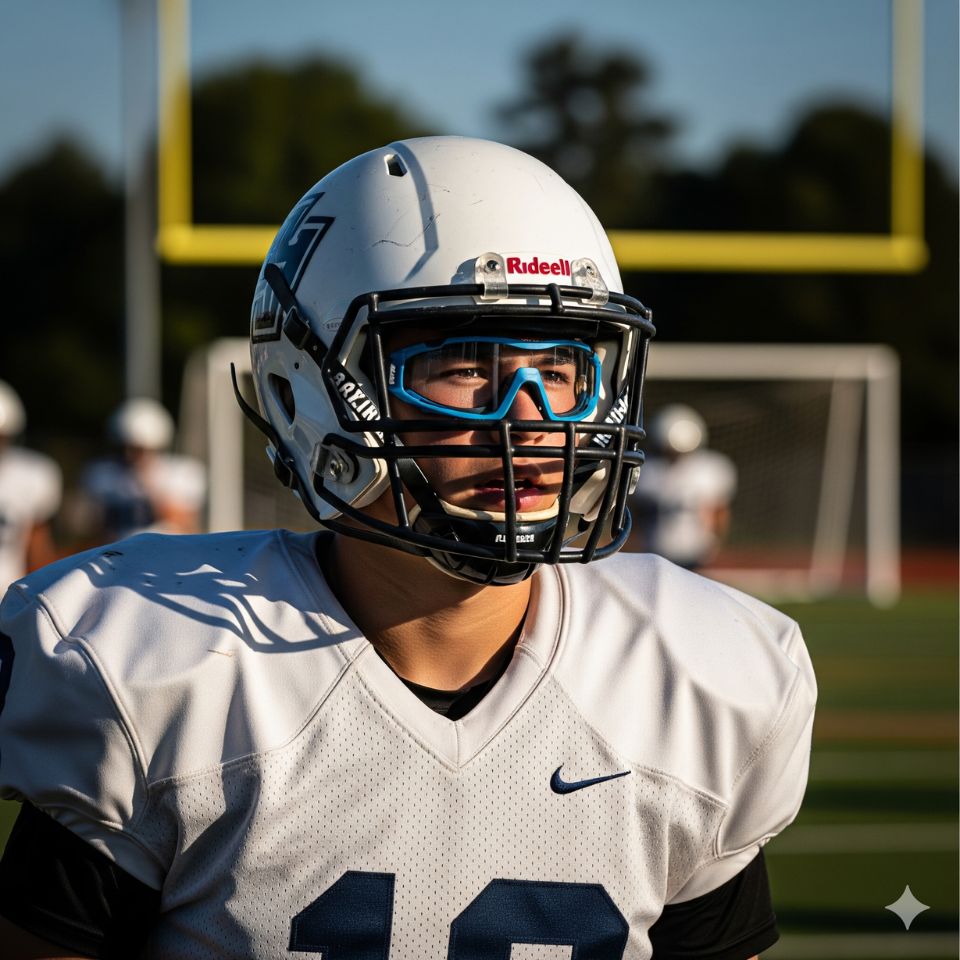 Prescription Football Goggles That Stay Put All Game - GogglesNMore