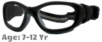 Rec Specs F8 Slam Goggle Shiny Black Grey Eye Size 52 - Goggles n More