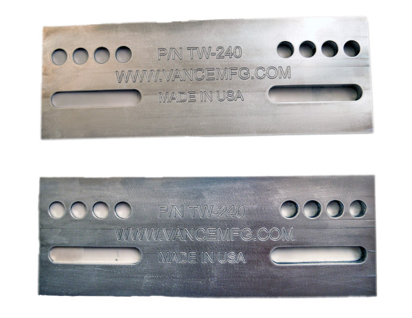 2 Degree Reversible, Machined Billet Transom Wedges