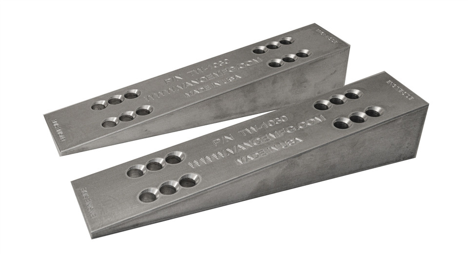 10 Degree Reversible, Machined Billet Transom Wedges