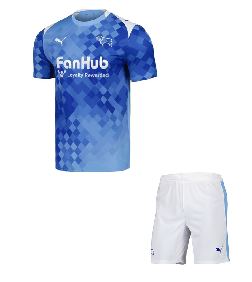 25/26 Derby Third Kids Kit with free name and number - FB4U