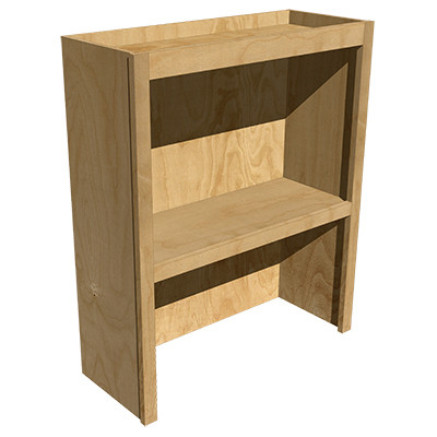 Over Range Upper Cabinet - White Oak