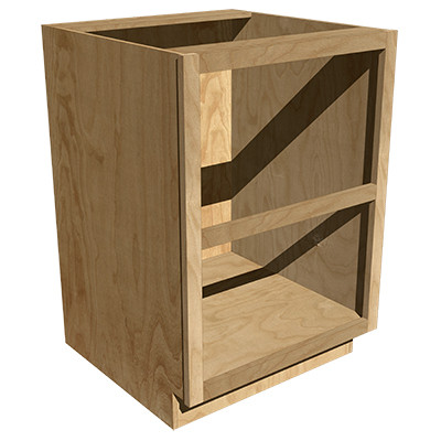 Double Drawer Base - Hickory