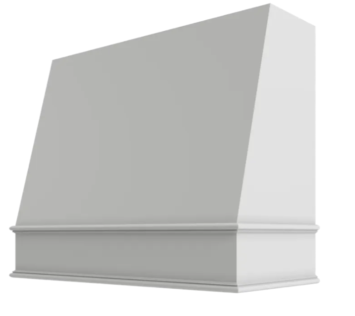 Painted Angled Hood Classic Trim - Cabinet Now
