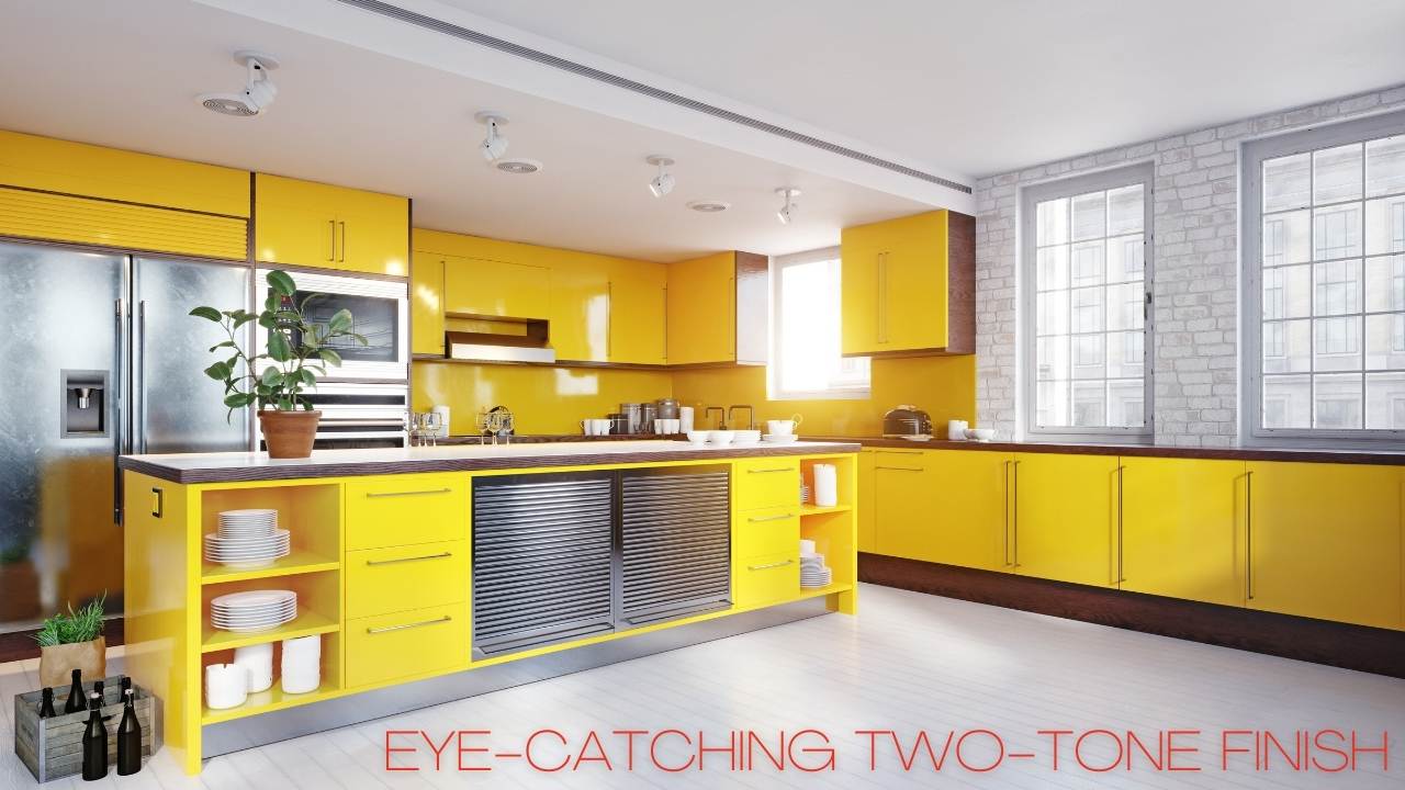 Eye-Catching Two-Tone Finish - Cabinet Now