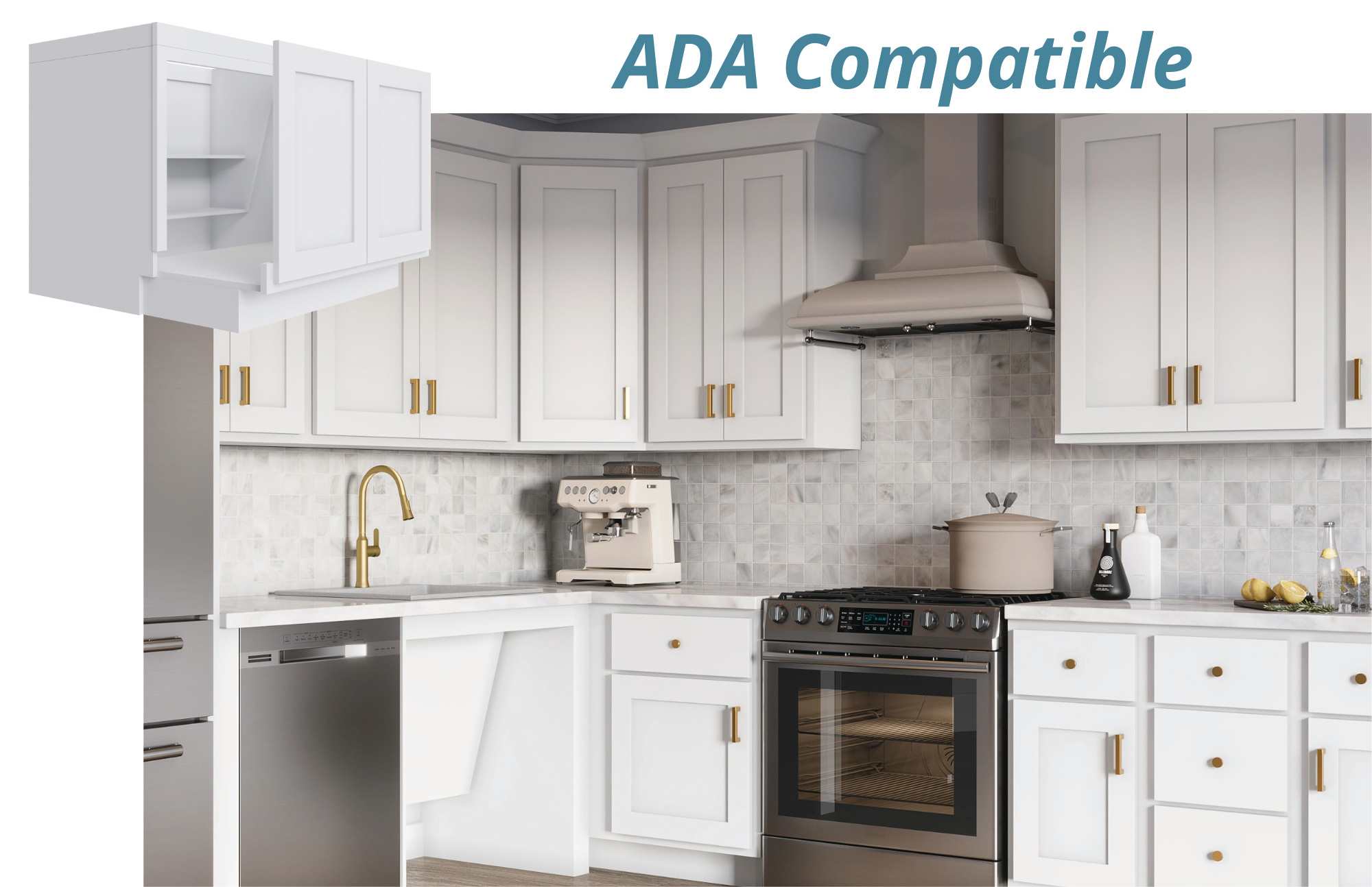 Top 10 ADA Cabinets to Transform Any Kitchen into a Handicap-Accessible ...