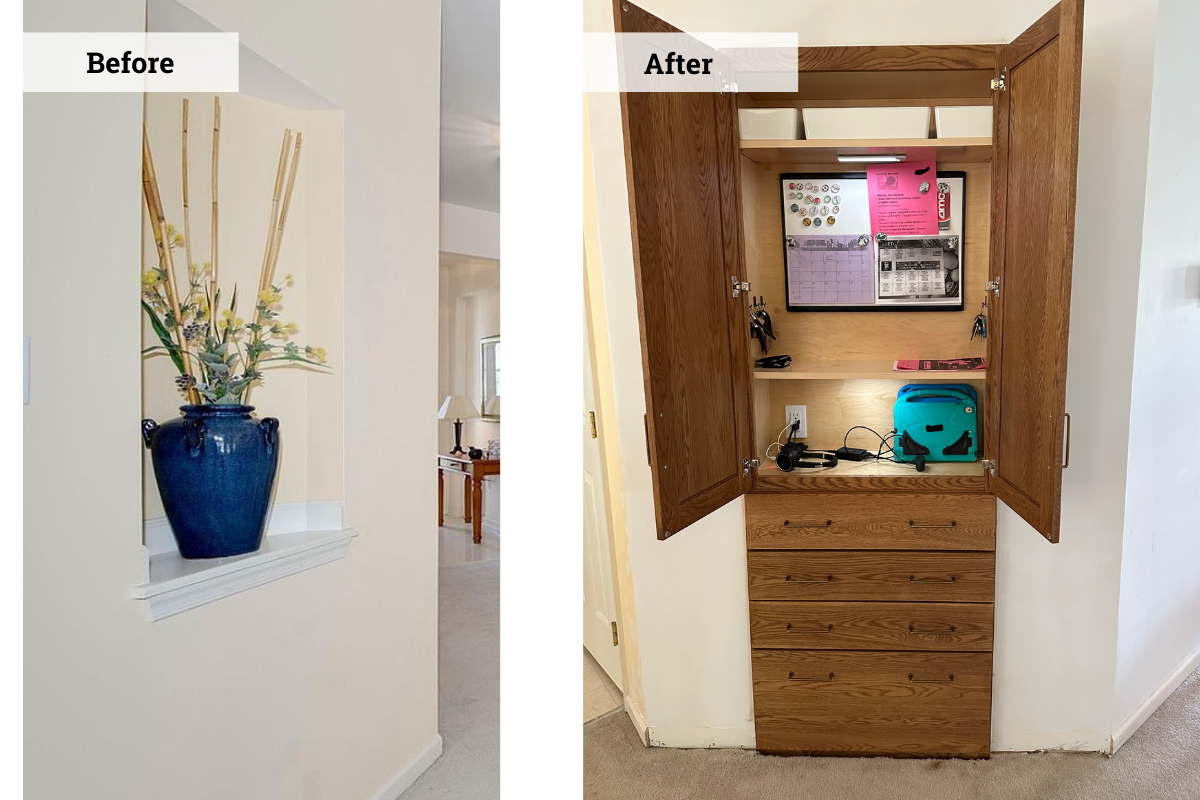 DIY Custom Cabinets for Niche Wall Transformation - Cabinet Now
