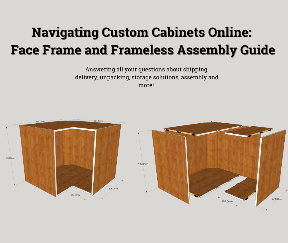 Navigating Custom Cabinets Online: Face Frame and Frameless Assembly ...