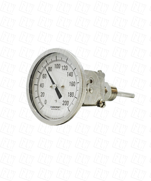 Ashcroft 30EI60E025 0/200F EI Series Bimetal Industrial Thermometer 0 ...