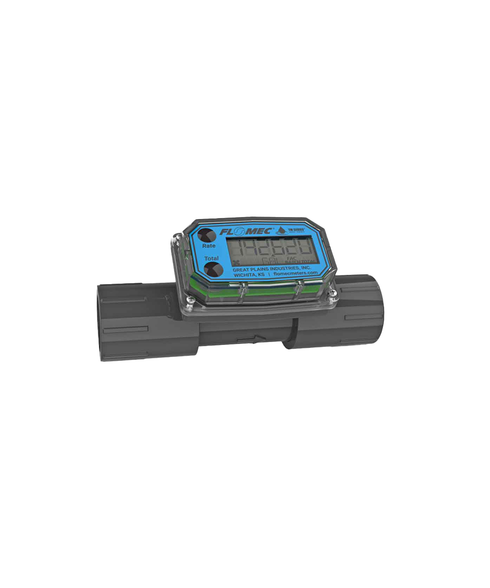 GPI Flomec TM10NQ9GMA 1" NPT Female PVC Water Meter With Local Display ...
