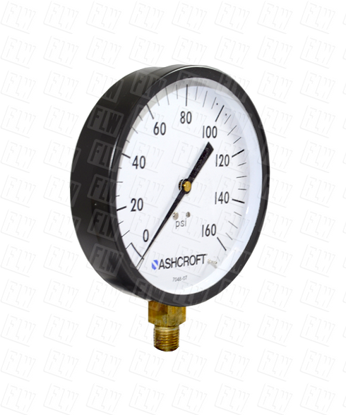 Ashcroft 45-W-1000-H-02L-160# Type 1000 Commercial Pressure Gauge 0-160 ...