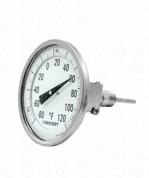 Ashcroft 50EI60E025 -80/120F EI Series Bimetal Industrial Thermometer ...