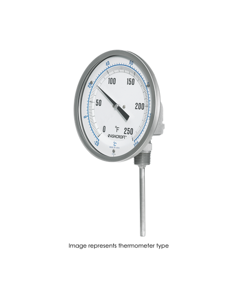Ashcroft 50EI60E060 50/300F EI Series Bimetal Industrial Thermometer 50 ...