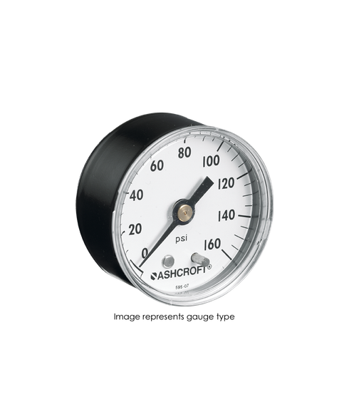 Ashcroft 20-W-1005-H-02B-400# Type 1005 Commercial Pressure Gauge 0-400 ...