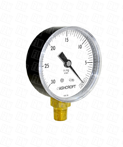 Ashcroft 20-W-1005-H-02L-30IMV Type 1005 Commercial Pressure Gauge 0-30 ...