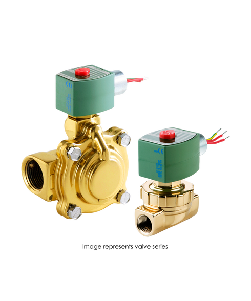 ASCO Series 8220 2-Way Solenoid Valve 8220G009 120/60, 110/50 - FLW, Inc.