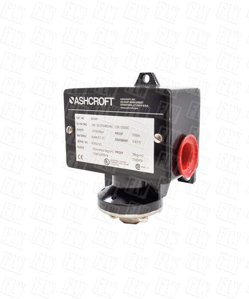 Ashcroft B424B-30IMV&60# B-Series Pressure Switch 30 in Hg Vacuum / 60 ...