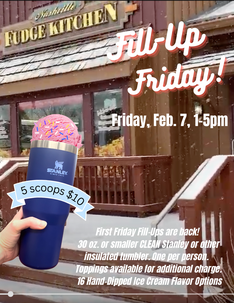 First Friday Fill-Up