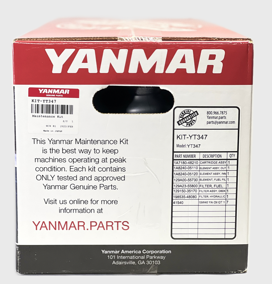 Yanmar Tractor YT347 Service Kit