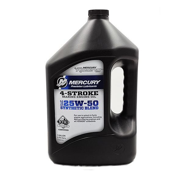 Mercury 25W-50 4-Stroke Synthetic Marine Oil