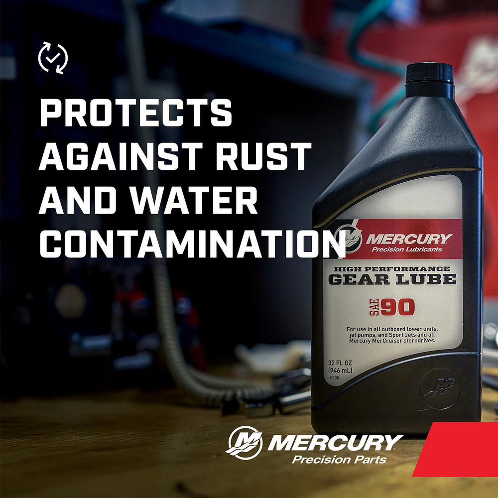 Mercury 858064K01 High Performance Gear Lube SAE90 Qt | Wholesale Marine