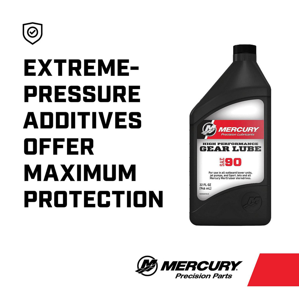 Mercury 858064K01 High Performance Gear Lube SAE90 Qt | Wholesale Marine