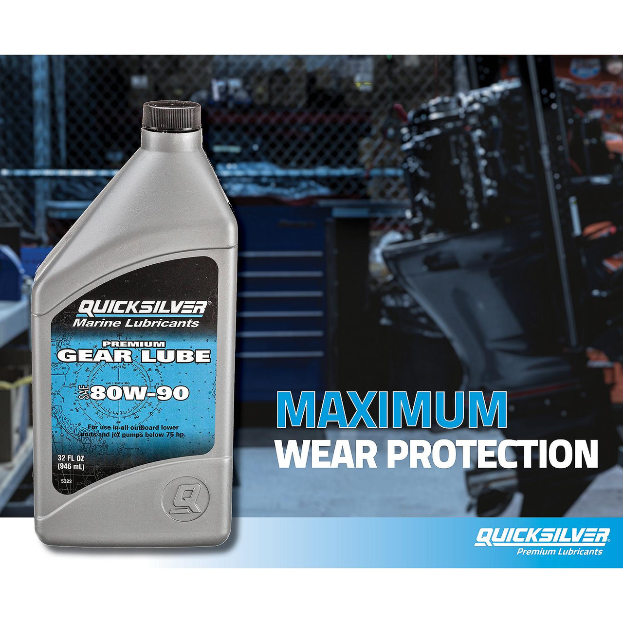 Quicksilver High Performance Gear Lube SAE 90 | Wholesale Marine