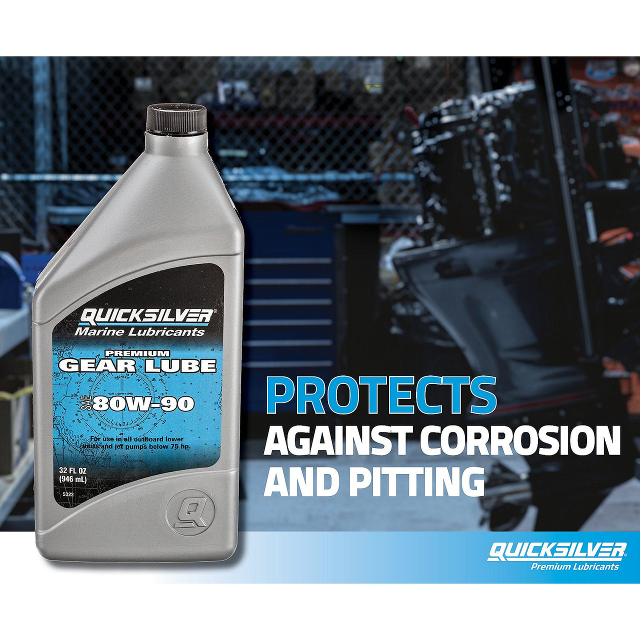 Quicksilver High Performance Gear Lube SAE 90 | Wholesale Marine