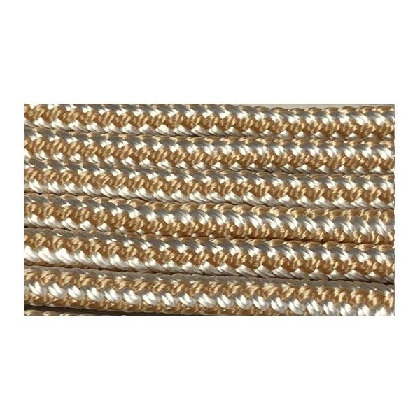 Gen3 Marine Double Braid Nylon Dock Line - Gold/White