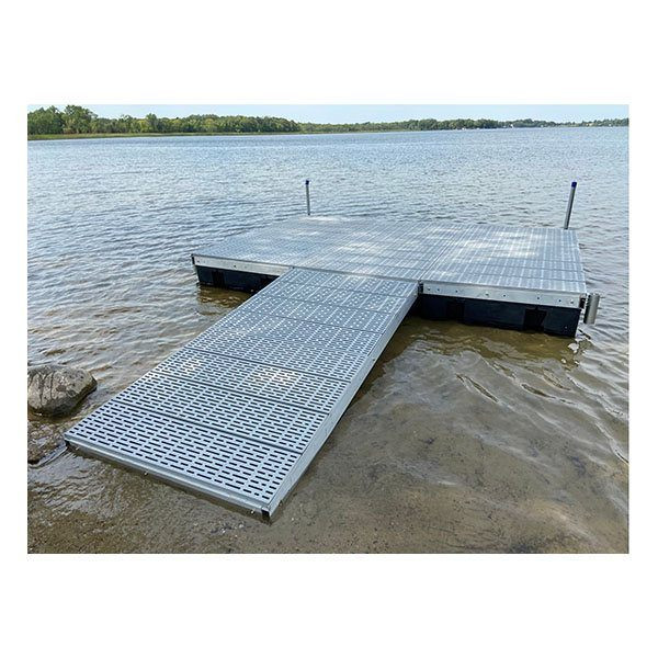 Patriot Docks Premium "T" Floating Dock w/ Poly Decking