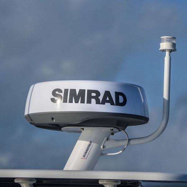 Scanstrut Aluminum Aft Leaning PowerTower 10" Radar Mount
