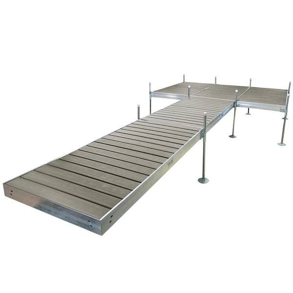 Tommy Docks Platform Dock w/Gray Composite Decking