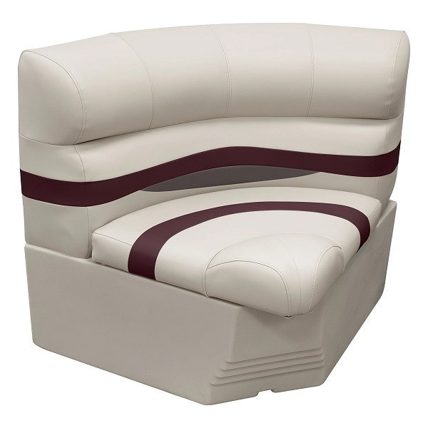 Wise Premier 28" Radius Corner Pontoon Boat Seat | Wholesale Marine ...