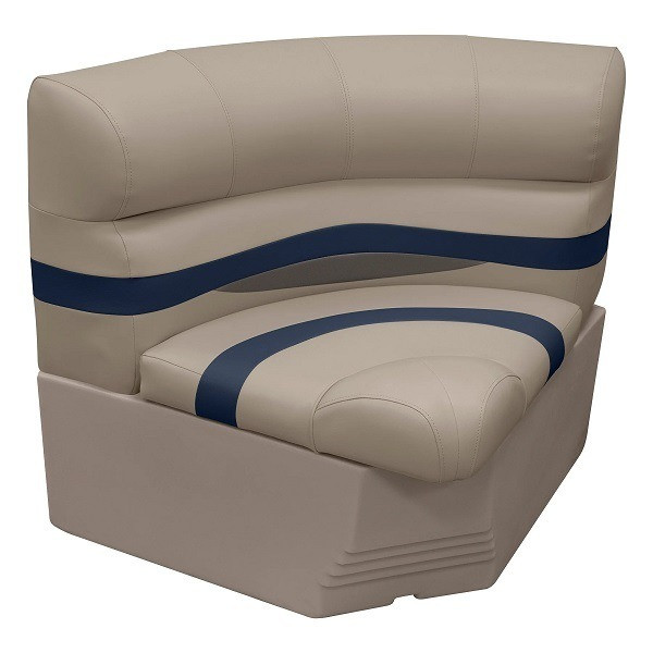 Wise Premier 28" Radius Corner Pontoon Boat Seat | Wholesale Marine ...