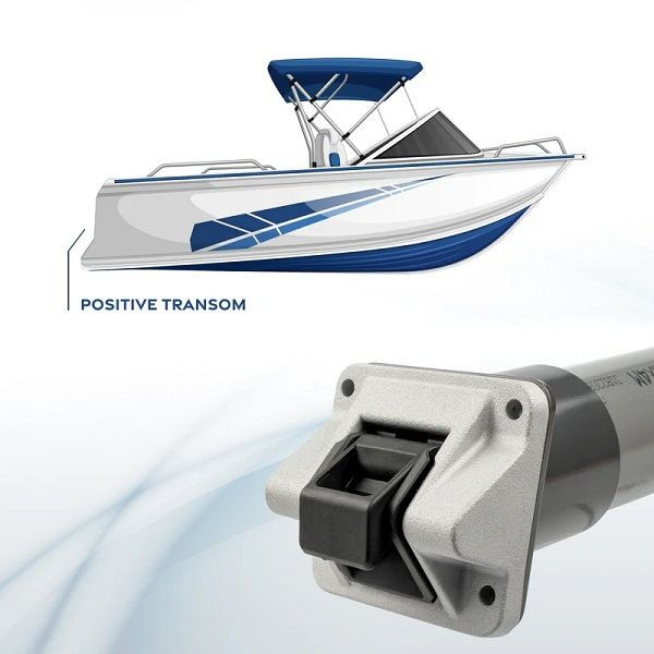 Whitecap Invisible Positive Transom Ladder