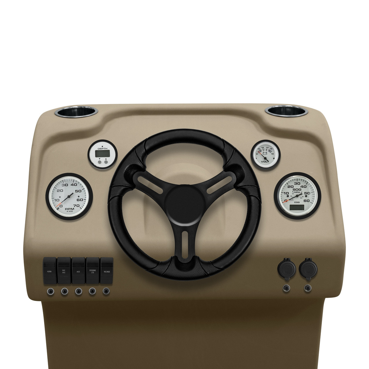 Wise Deluxe Pontoon Steering Console DLX1168 | Wholesale Marine
