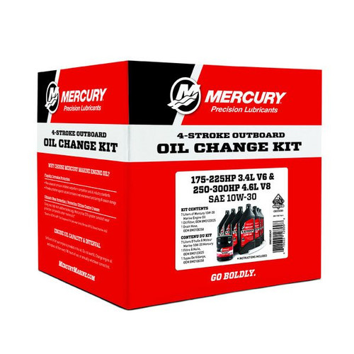 Mercury V6/V8 4-Stroke Oil Change Kit 8M0187621 Wholesale Marine