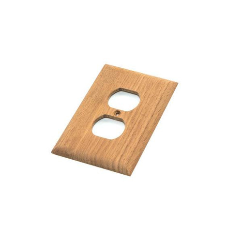 Whitecap Teak Dual Outlet Cover | Wholesale Marine