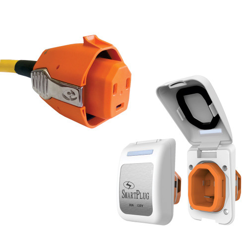 SmartPlug B30ASSYPW 30 Amp Shore Power Connector & Non-Metallic White ...