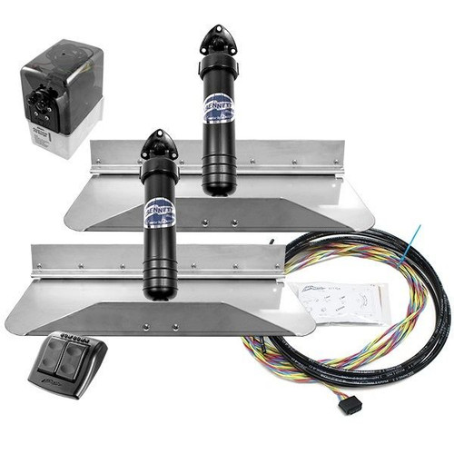 Bennett 369E Hydraulic Trim Tab Kit 36" x 9" w/Euro Style Controls