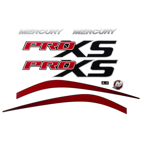 Mercury 8M0214858 Decal Set for 4.6L V8 200 300hp Pro XS Outboards